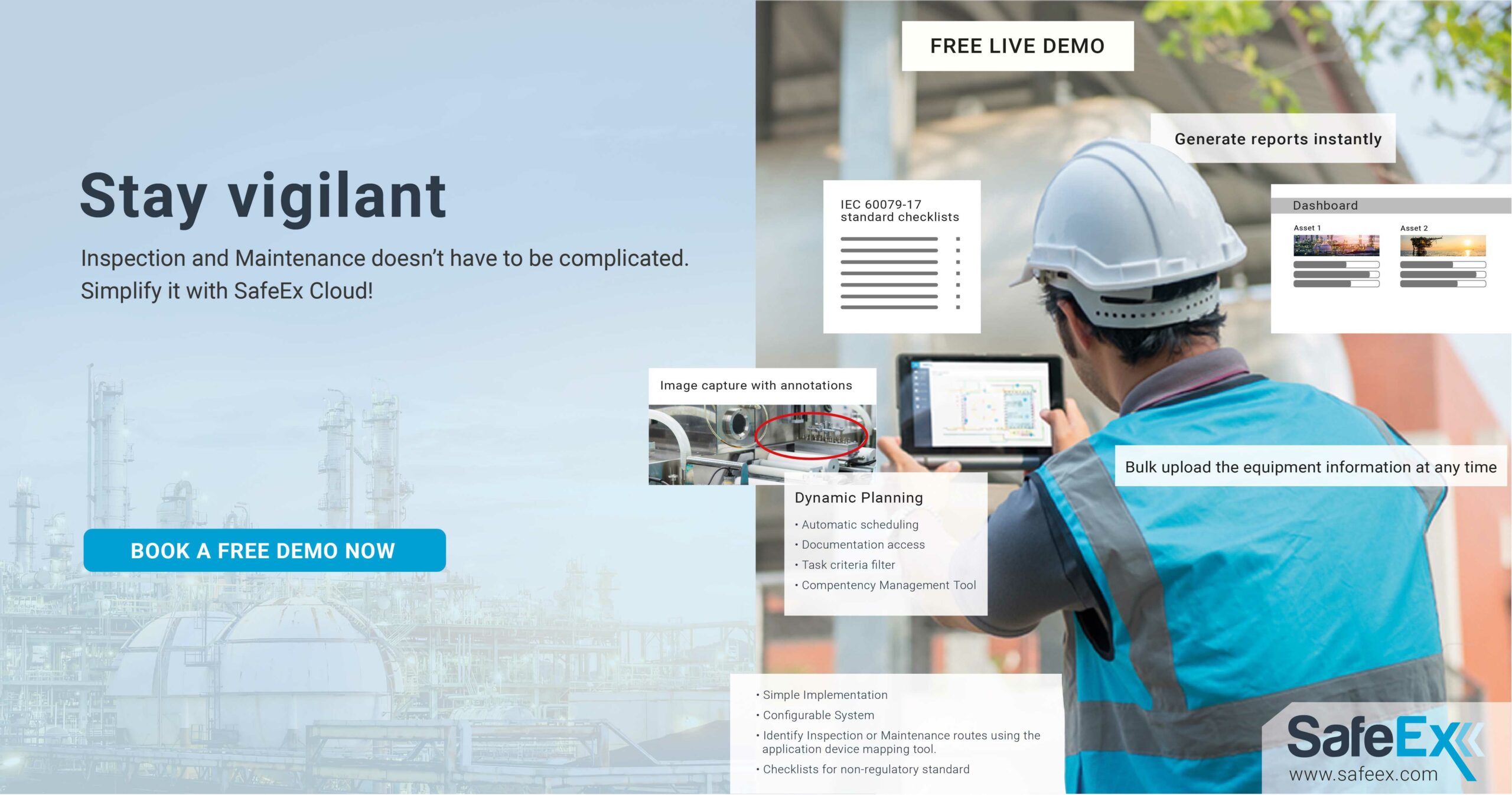 SafeEx Cloud | Book Free Demo